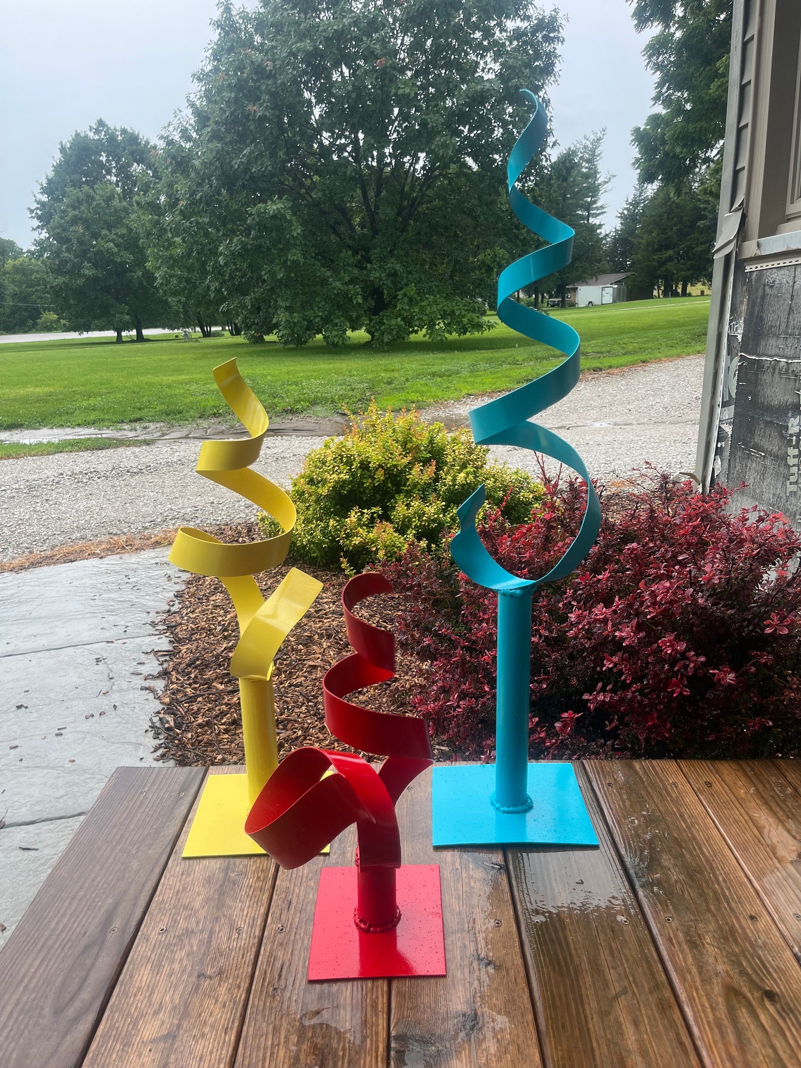 The Whirly-doo 36” Metal Sculpture Yard Art Indoor/outdoor Decor - Etsy