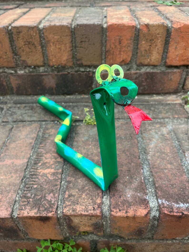 Sid the Snake Metal Yard Art - Etsy