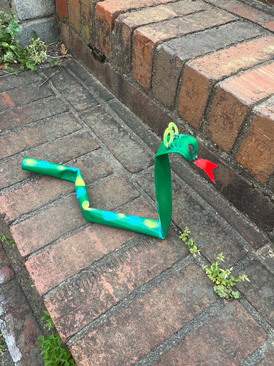 Sid the Snake Metal Yard Art - Etsy