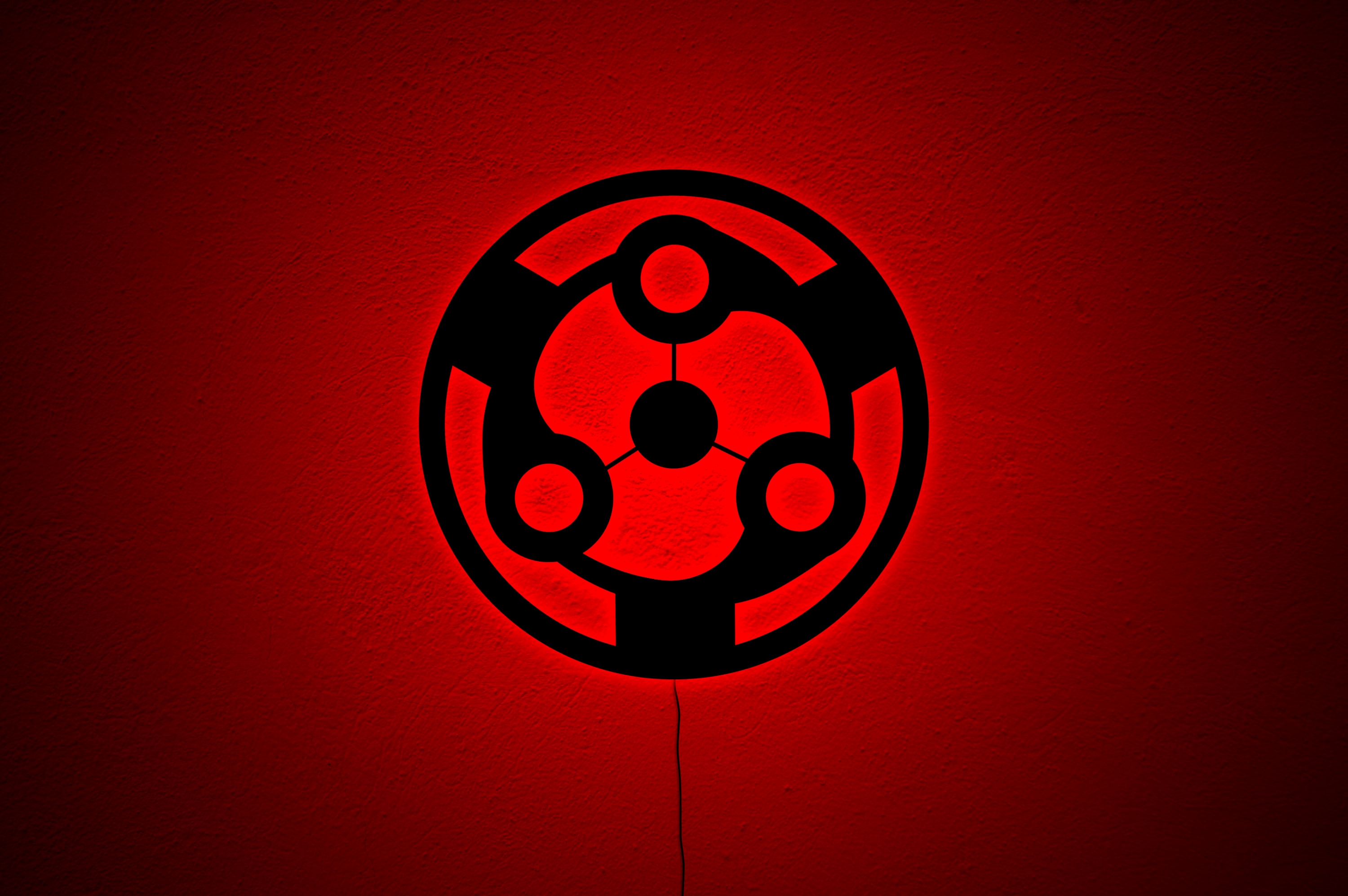 Naruto Sharingan Wall Led Sign Sharingan Kids Room Light - Etsy