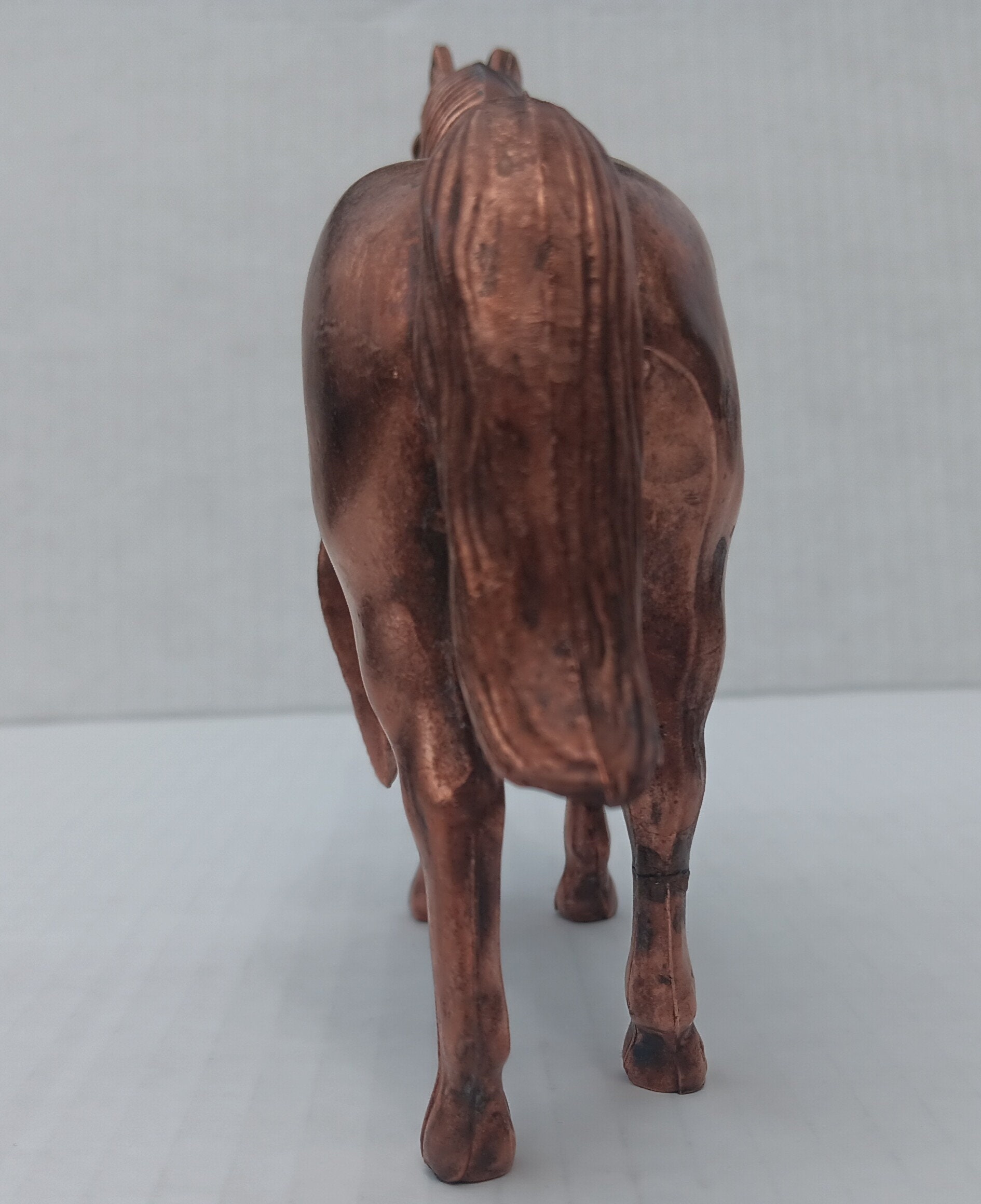 Metal Horse Statue, Copper Horse Figurine, Country Home Decor, Horse ...