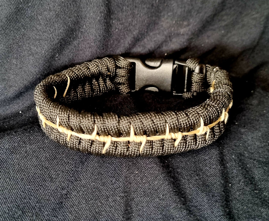 Barbed Wire Effect Cuff Band Bracelet - Etsy