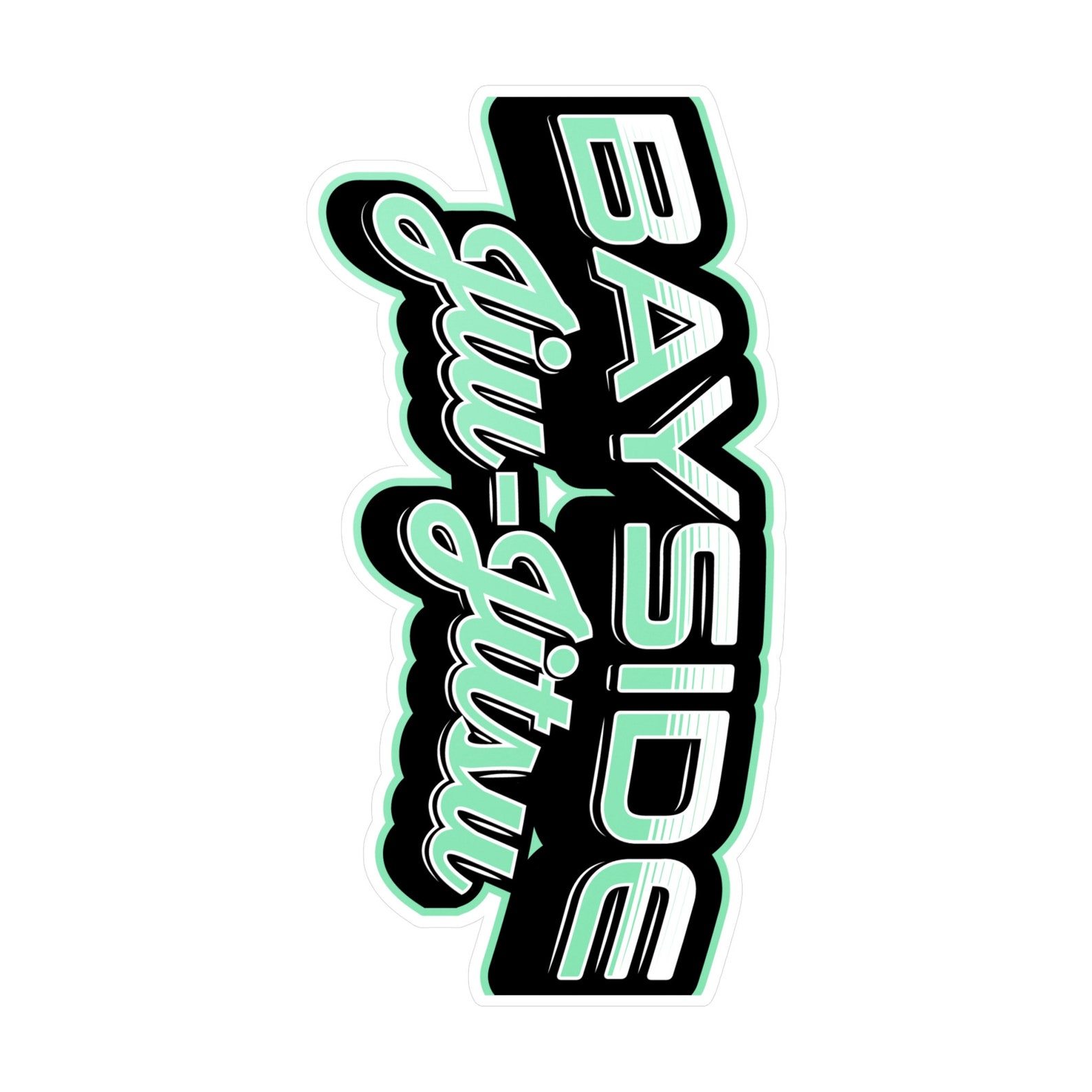 Water Proof Custom Bayside Jiu-jitsu Vinyl Decals. BJJ Decals. BJJ ...