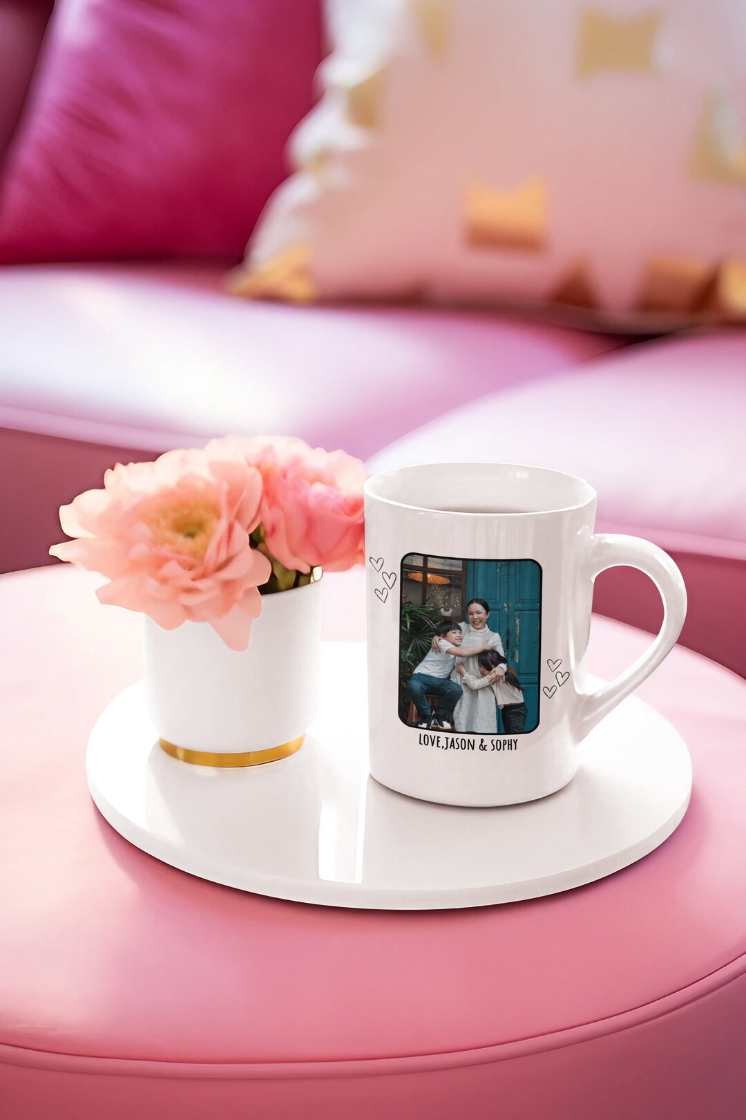 Custom Photo Mug for Mom, Custom Picture Mug, Personalized Mug ...