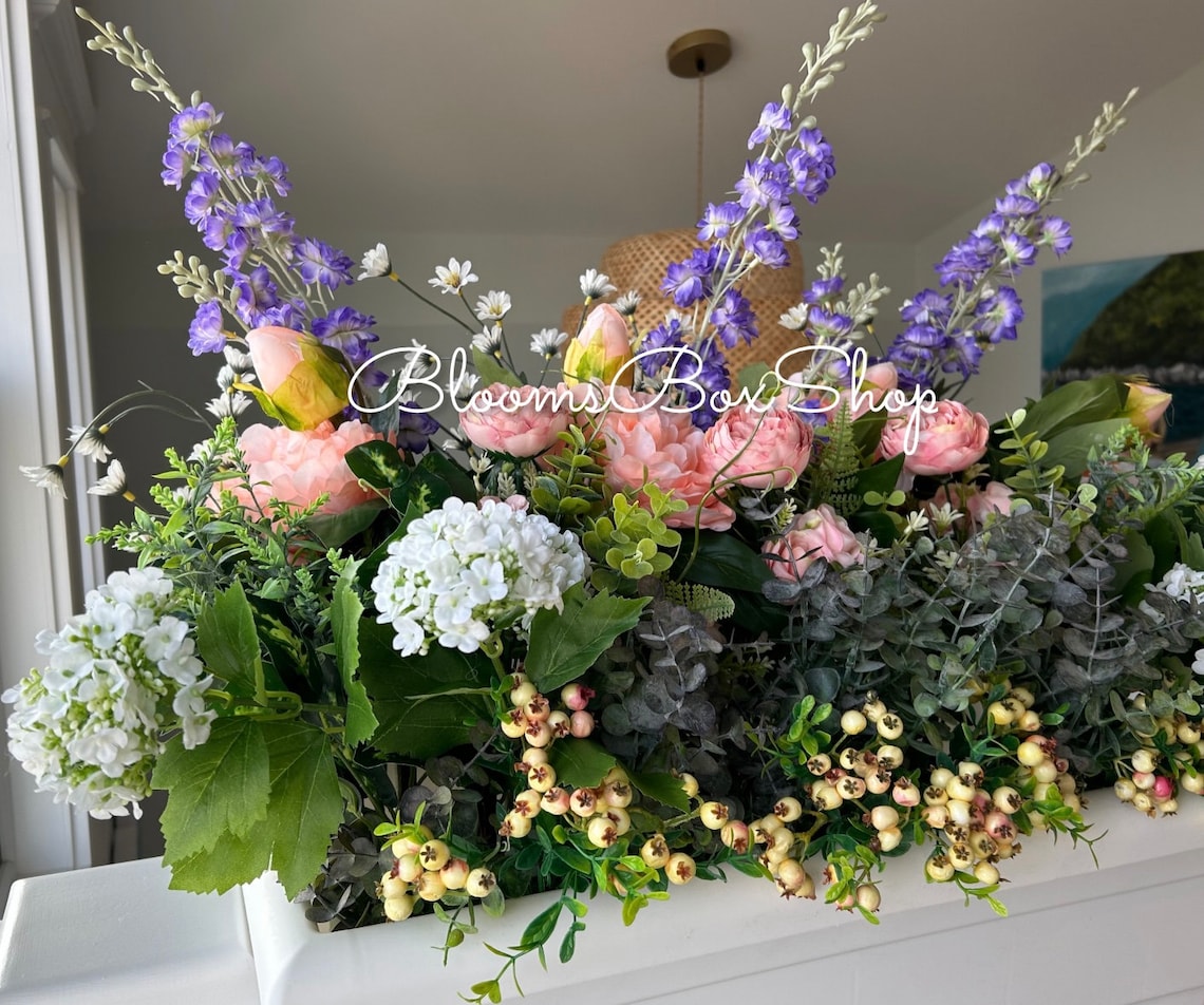 Bloomsbox Hand Crafted Faux Floral Creations, Window Box Filler - Etsy