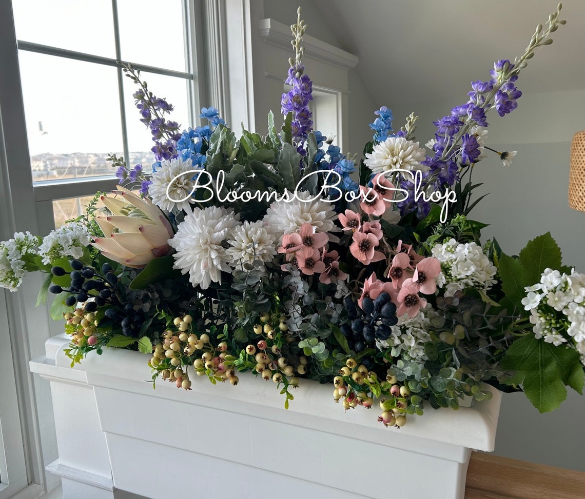 Bloomsbox Hand Crafted Faux Floral Creations, Window Box Filler - Etsy