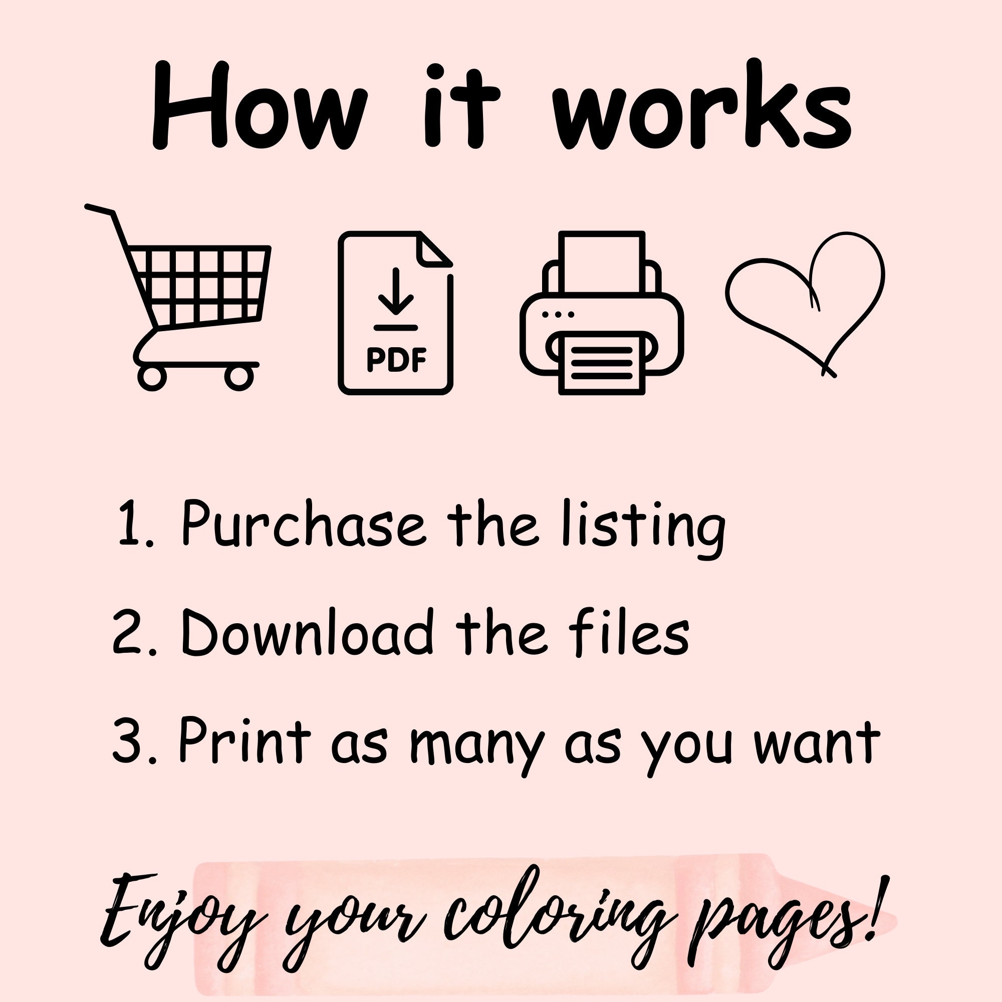 Coloring Pages for Kindergarten, Printable Bold and Easy Designs ...