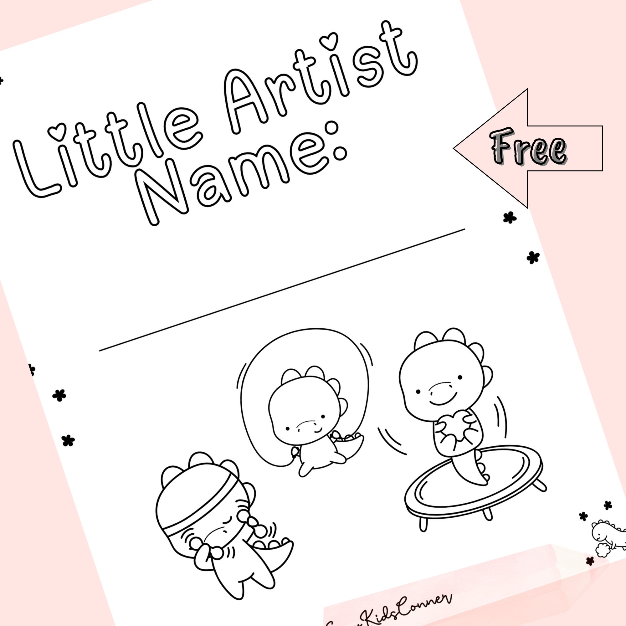 Dinosaur Coloring Pages for Kids and Preschoolers, Bold and Easy ...