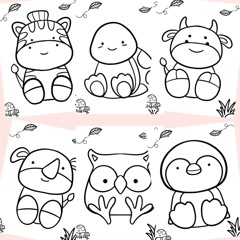 Coloring Pages for Kindergarten, Printable Bold and Easy Designs ...