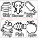 40 Simple Words Coloring Pages for Kids, Printable Bold and Easy ...