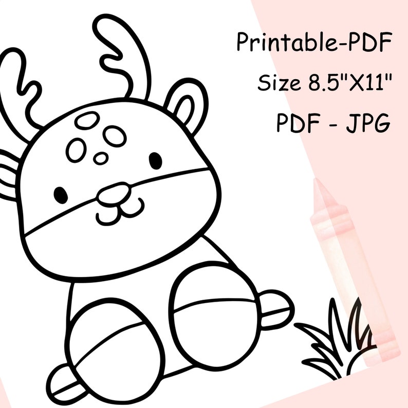 Coloring Pages for Kindergarten, Printable Bold and Easy Designs ...