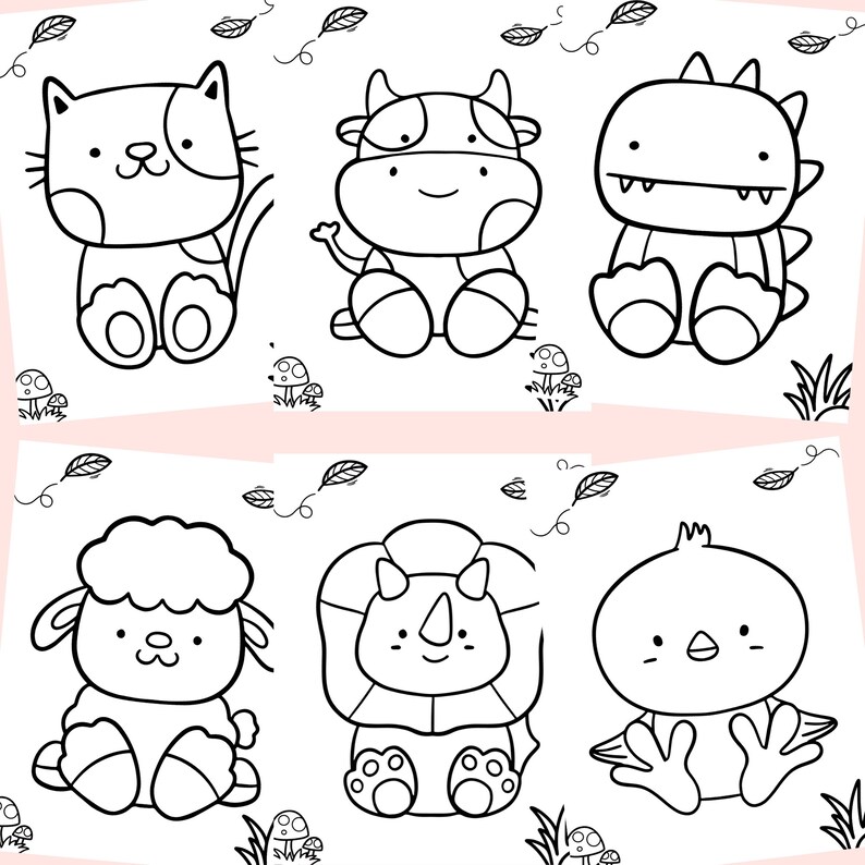 Coloring Pages for Kindergarten, Printable Bold and Easy Designs ...