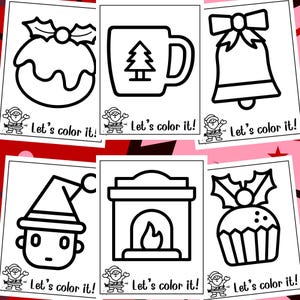 Bold and Easy Coloring Pages for Toddlers, Preschoolers, Christmas ...