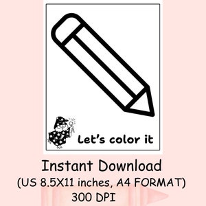 135 Super Easy Coloring Pages for Kids, Printable Bold and Easy Designs ...