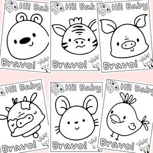 40 Baby Animals Coloring Pages, Printable Bold and Easy Designs ...