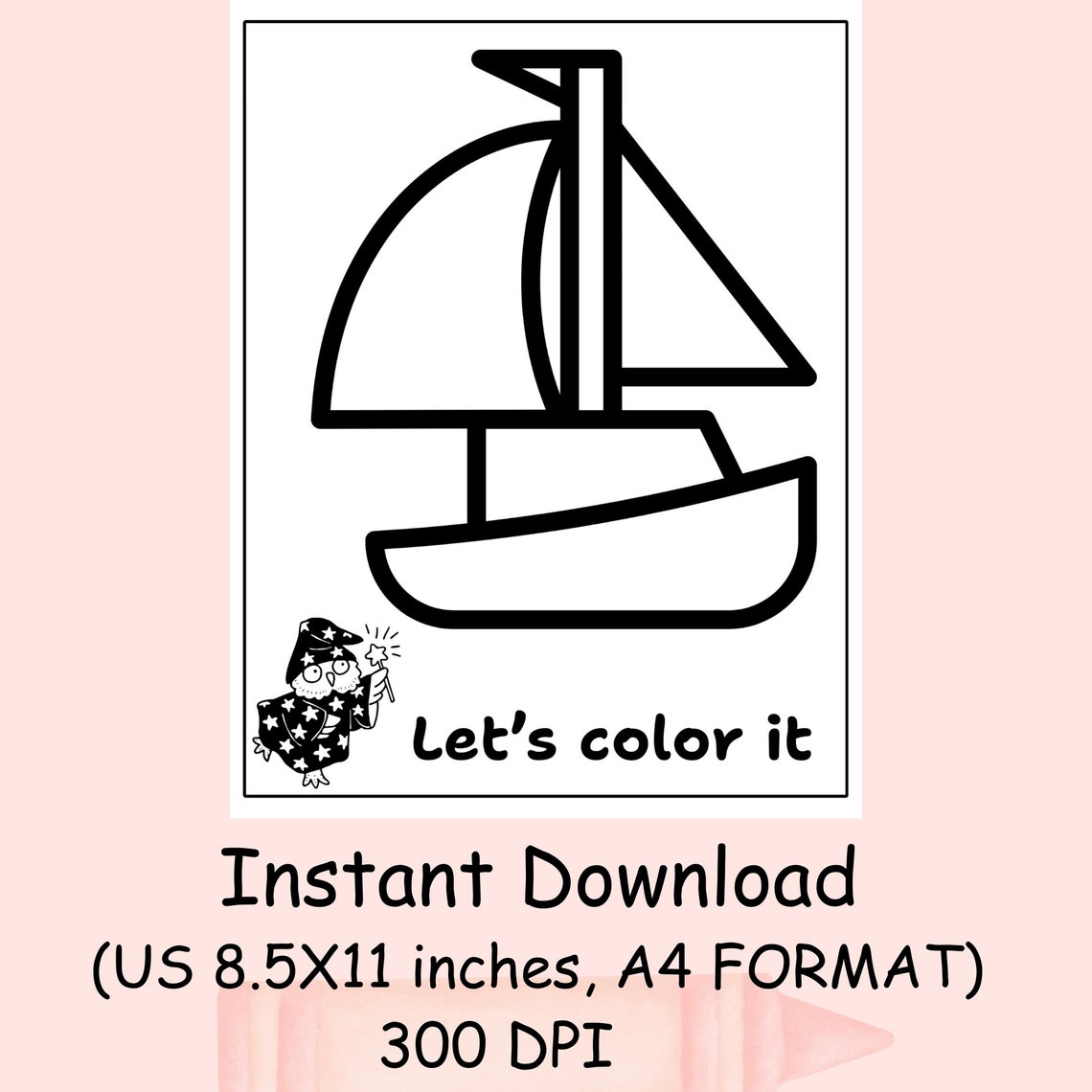 45 Super Easy Coloring Pages for Kids, Printable Bold and Easy Designs ...