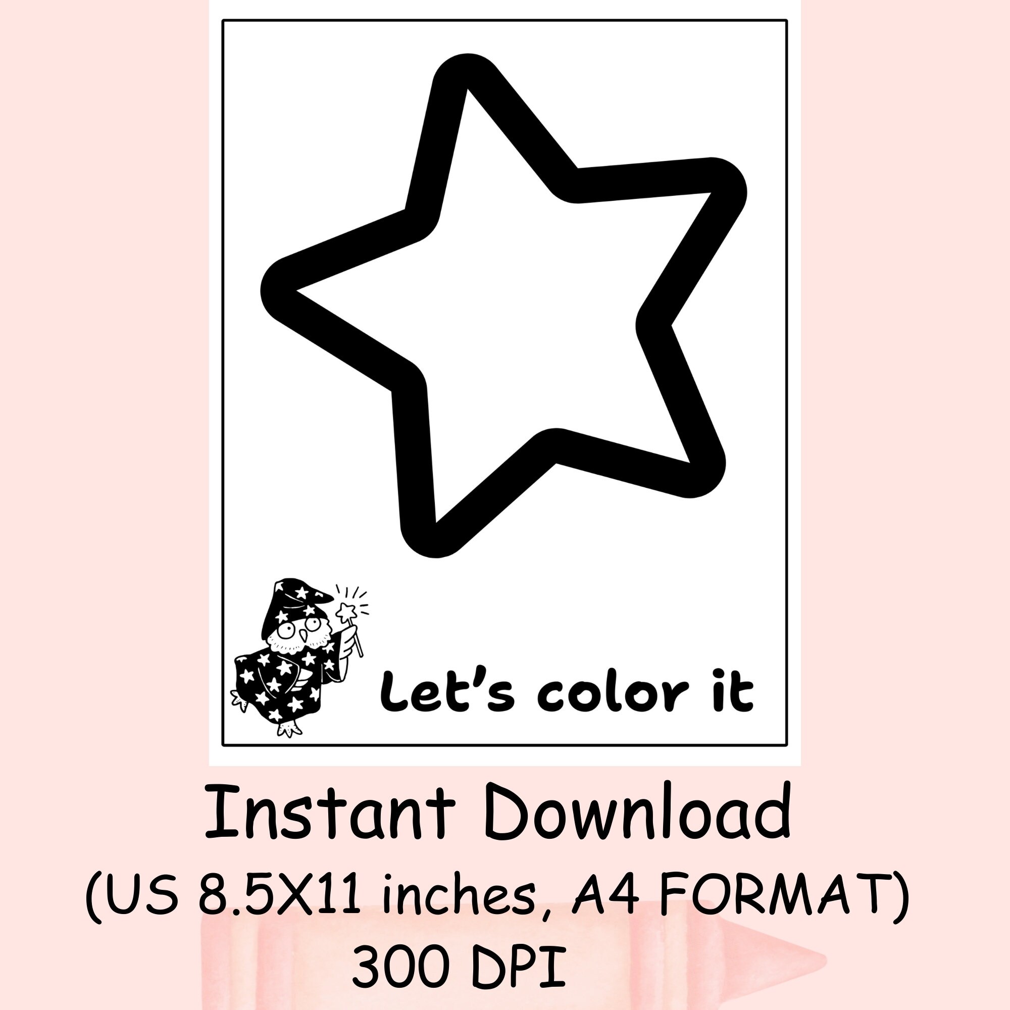 45 Super Easy Coloring Pages for Kids, Printable Bold and Easy Designs ...