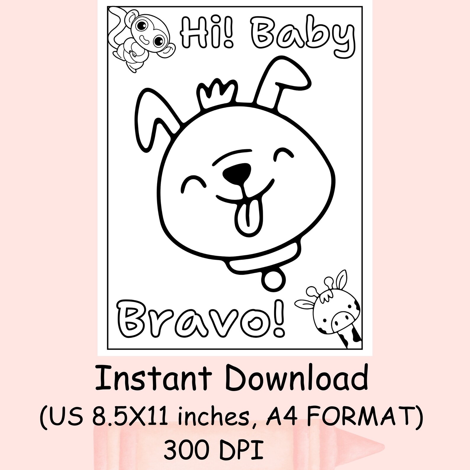 40 Baby Animals Coloring Pages, Printable Bold and Easy Designs ...