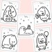 Moo Deng Hippo Coloring Pages for Kids and Preschoolers, Bold and Easy ...