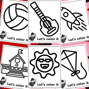 135 Super Bold and Easy Coloring Pages for Toddlers, Preschoolers, Easy ...