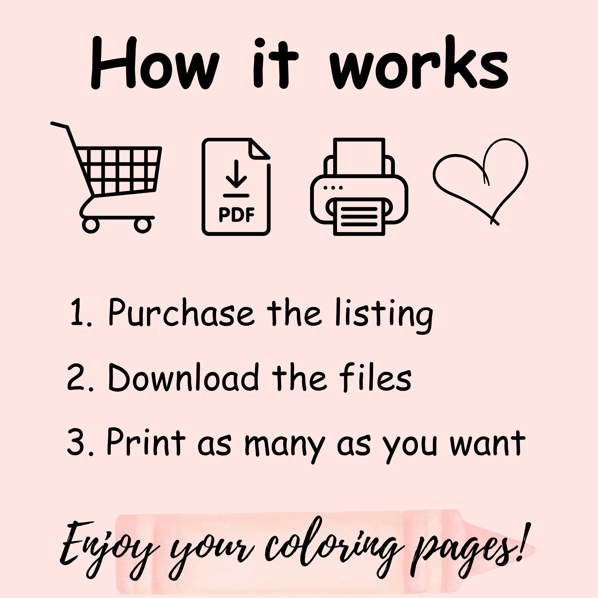 45 Super Easy Coloring Pages for Kids, Printable Bold and Easy Designs ...