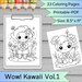 Kawaii Coloring Pages, Games for Kids, Printable Coloring Pages ...