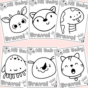 40 Baby Animals Coloring Pages, Printable Bold and Easy Designs ...