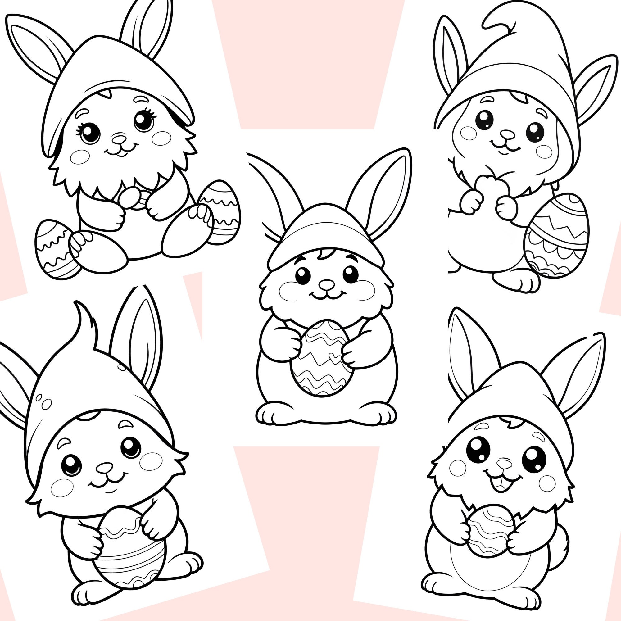 40 Easter Gnome Coloring Pages, Printable Coloring Pages, Coloring ...