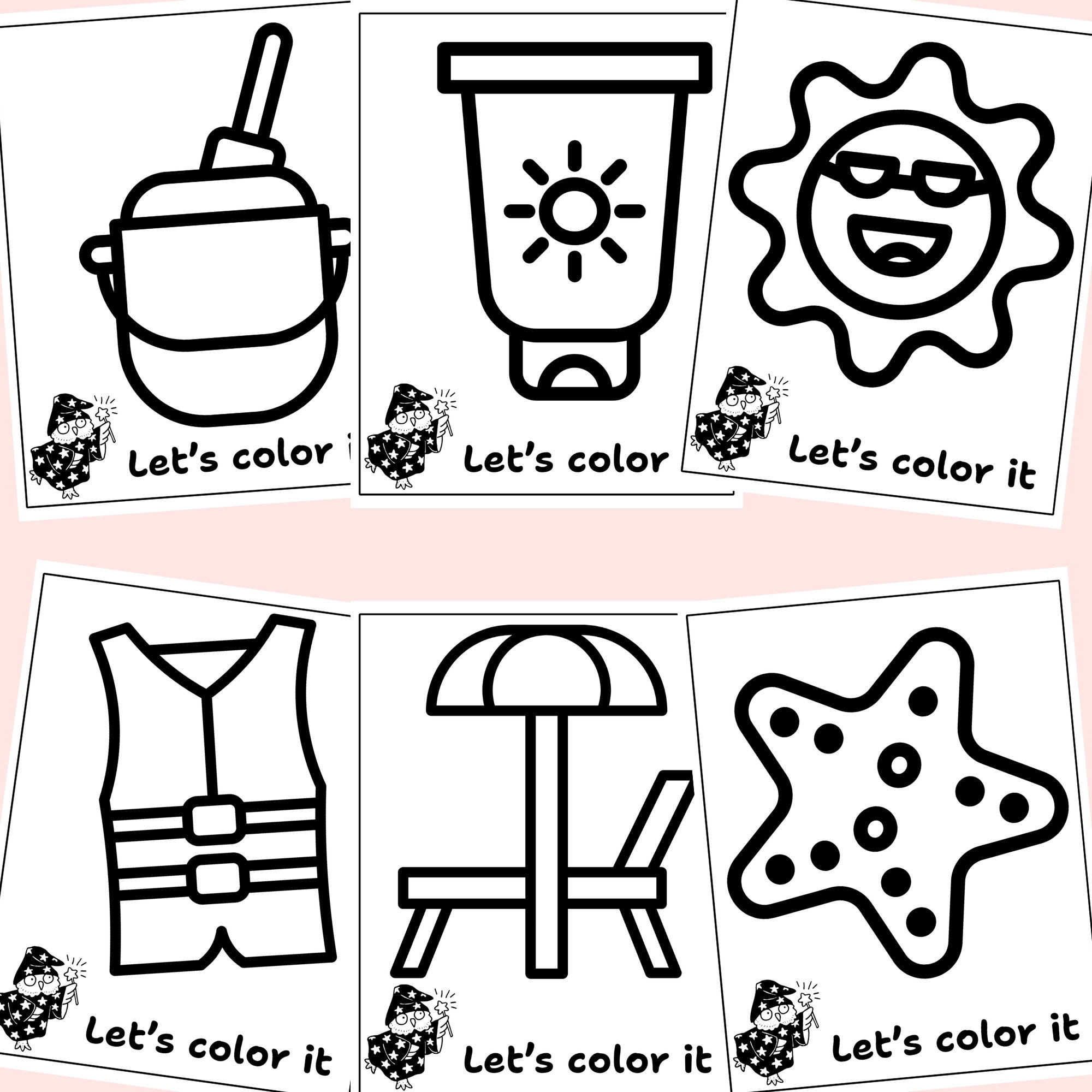 45 Super Easy Coloring Pages for Kids, Printable Bold and Easy Designs ...