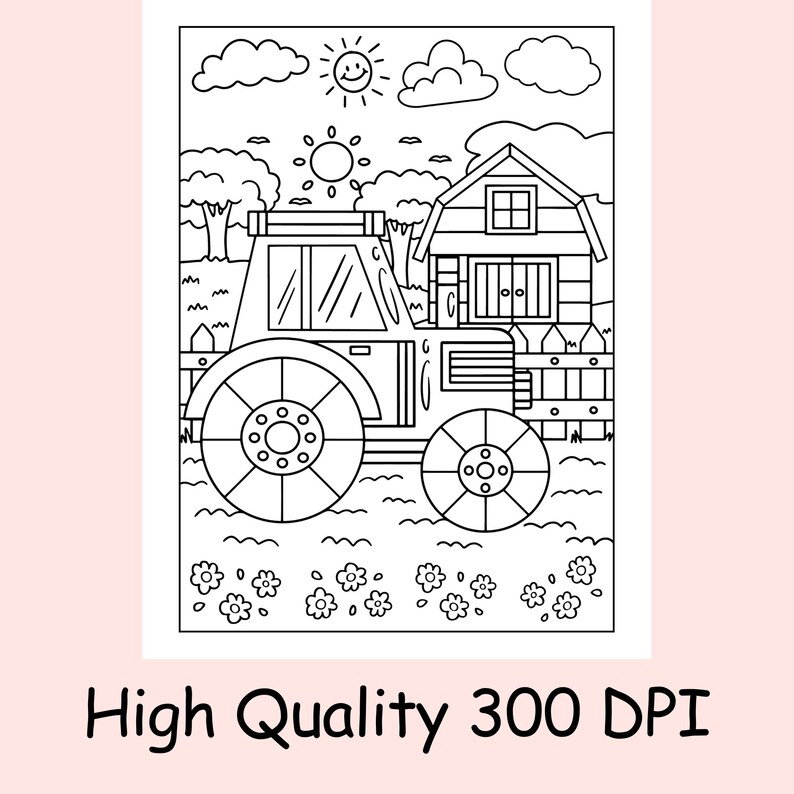 Farm Animals Coloring Pages, Coloring Pages Animals for Kids, Learning ...