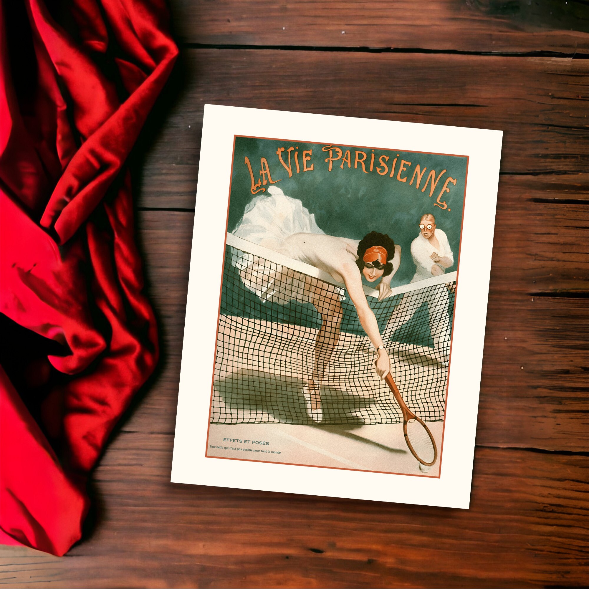 Tennis Tableau: Effects and Poses 1920s Tennis Art La Vie Parisienne ...