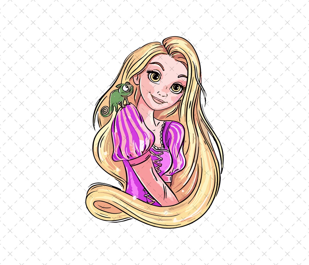 Retro Princess Png, Princess Png, Princess Clipart, Rapunzel Png ...