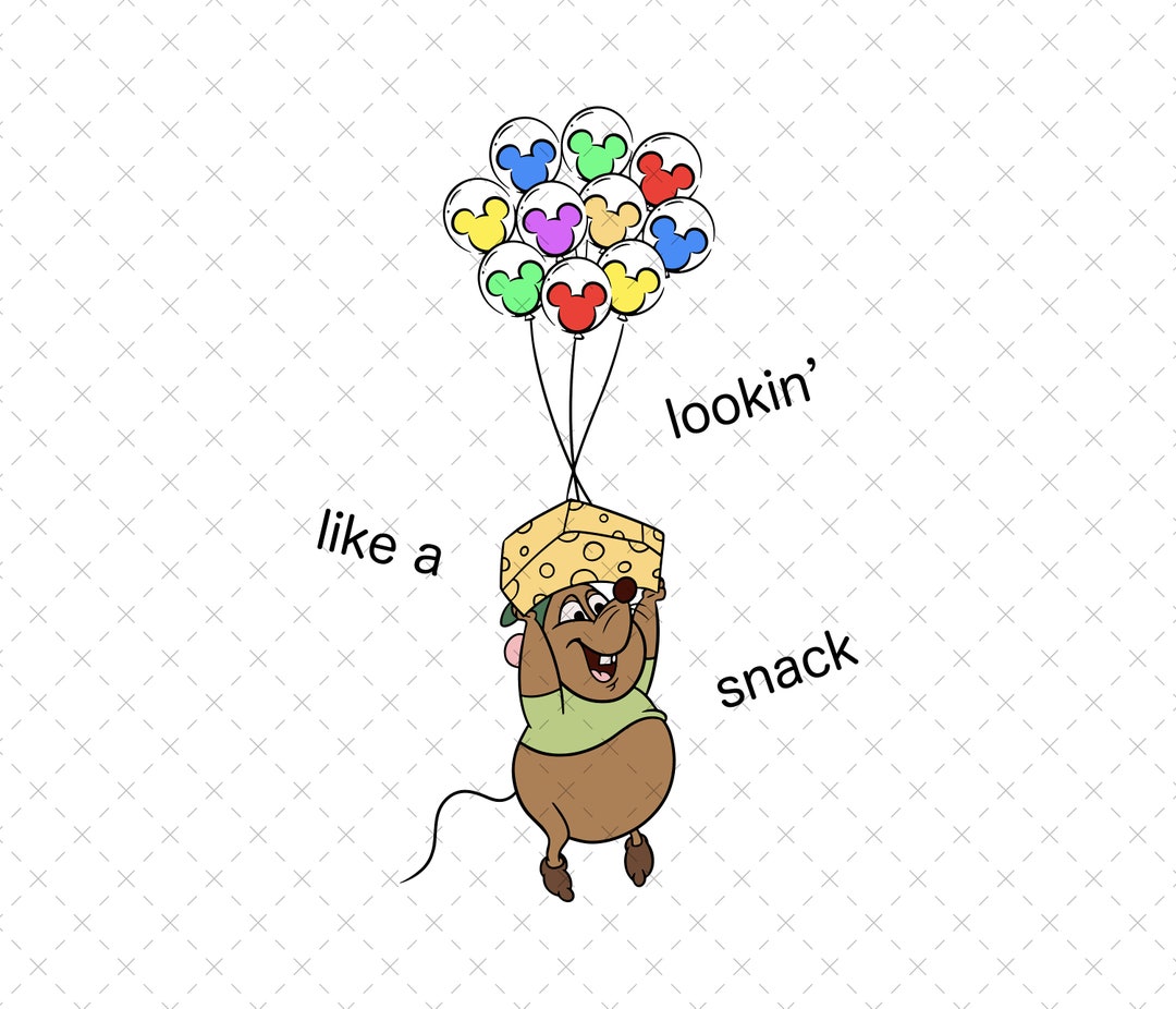 Gus Gus Mouse Png Svg, Lookin' Like A Snack Gus SVG, Gus Svg, Princess ...