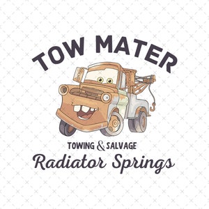 Retro Tow Mater Radiator Springs Png, Tow Mater Png, Retro Mater Png ...