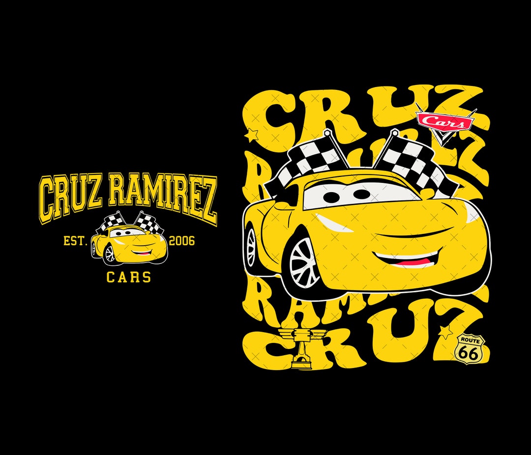 Two-sided Cruz Ramirez Shirt Png, Cruz Ramirez Svg, Cruz Ramirez Cricut ...