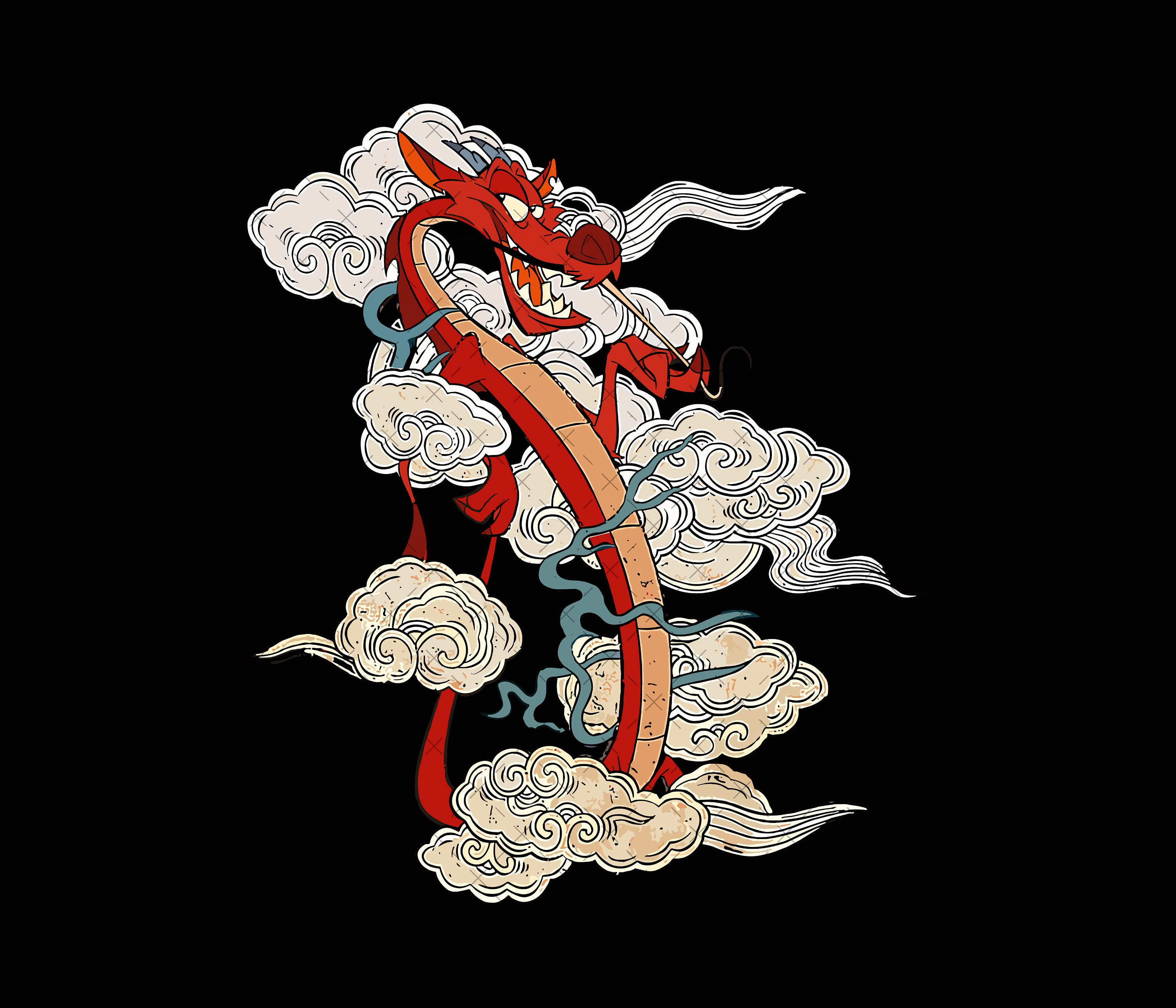 Retro Mushu Png, Mushu Png, Princess Mulan Png, Princess Png, Only Png ...