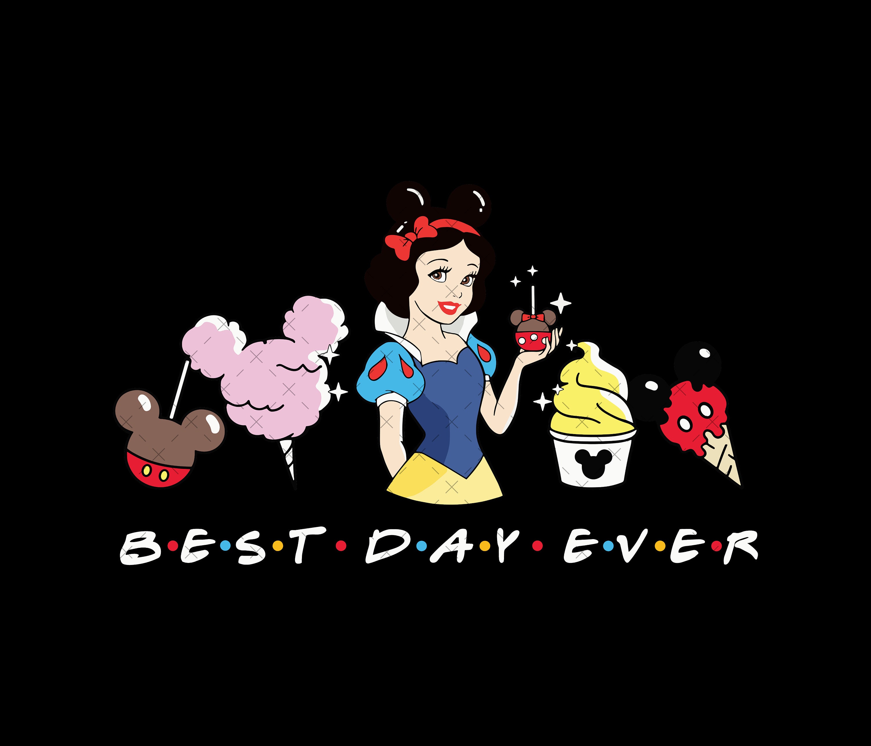 Snow White Png, Snow White Best Day Ever Png, Princess Png, Princess ...
