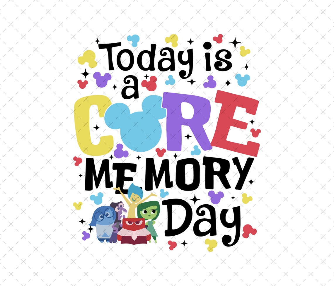Today is a Core Memory Day Svg Png, Inside Out Svg Png, All the Feels ...