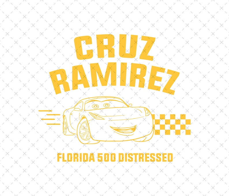 Cruz Ramirez Svg, Cars Cruz Ramirez Png, Circut Svg File, Cars ...