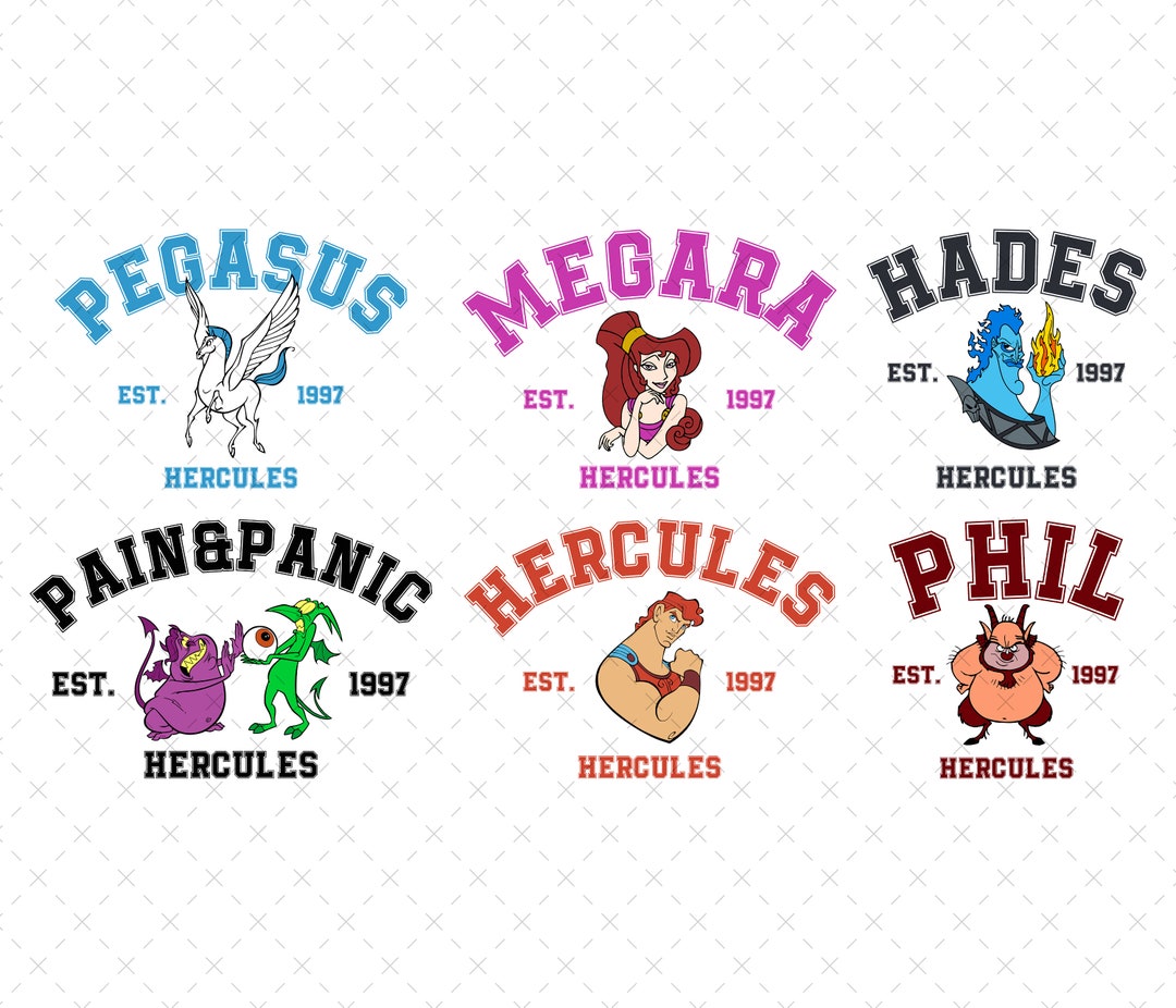 Hercules Family Matching Svg Png, Hercules Png, Hercules Sublimation ...