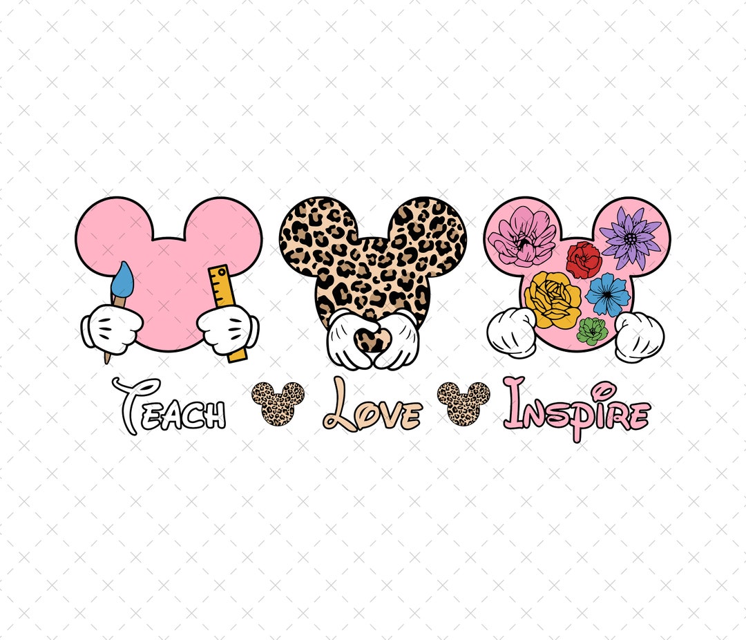 Teach Love Inspire Svg, Magical Kingdom Svg, Teacher Life Svg, Teacher ...