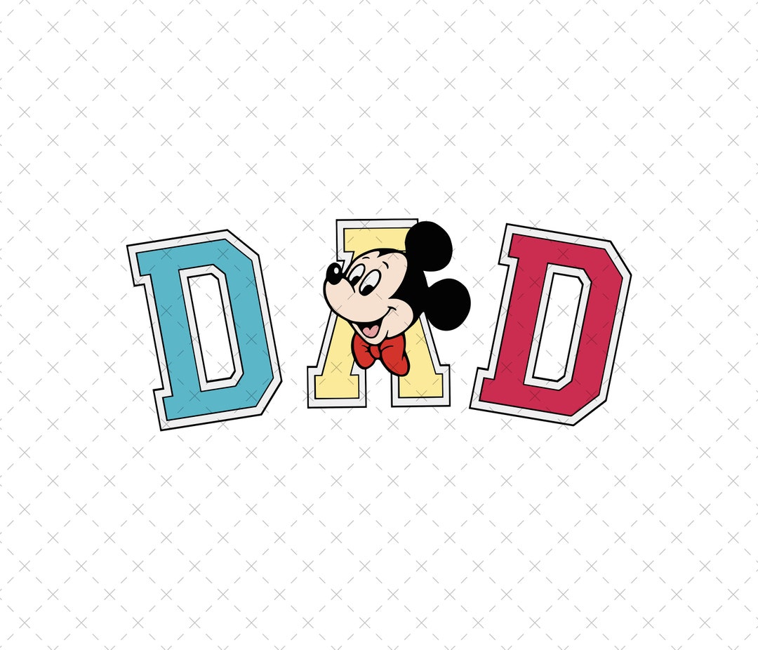Mouse Dad Png, Mouse Dad Svg, Svg for Cricut Sublimation, Father's Day ...