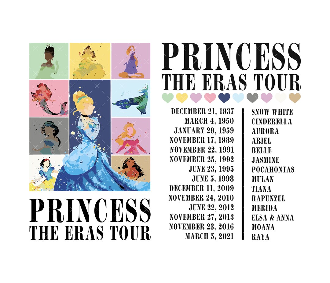 Princess Png, Princess Svg, the Eras Tour Princess PNG, Princess ...