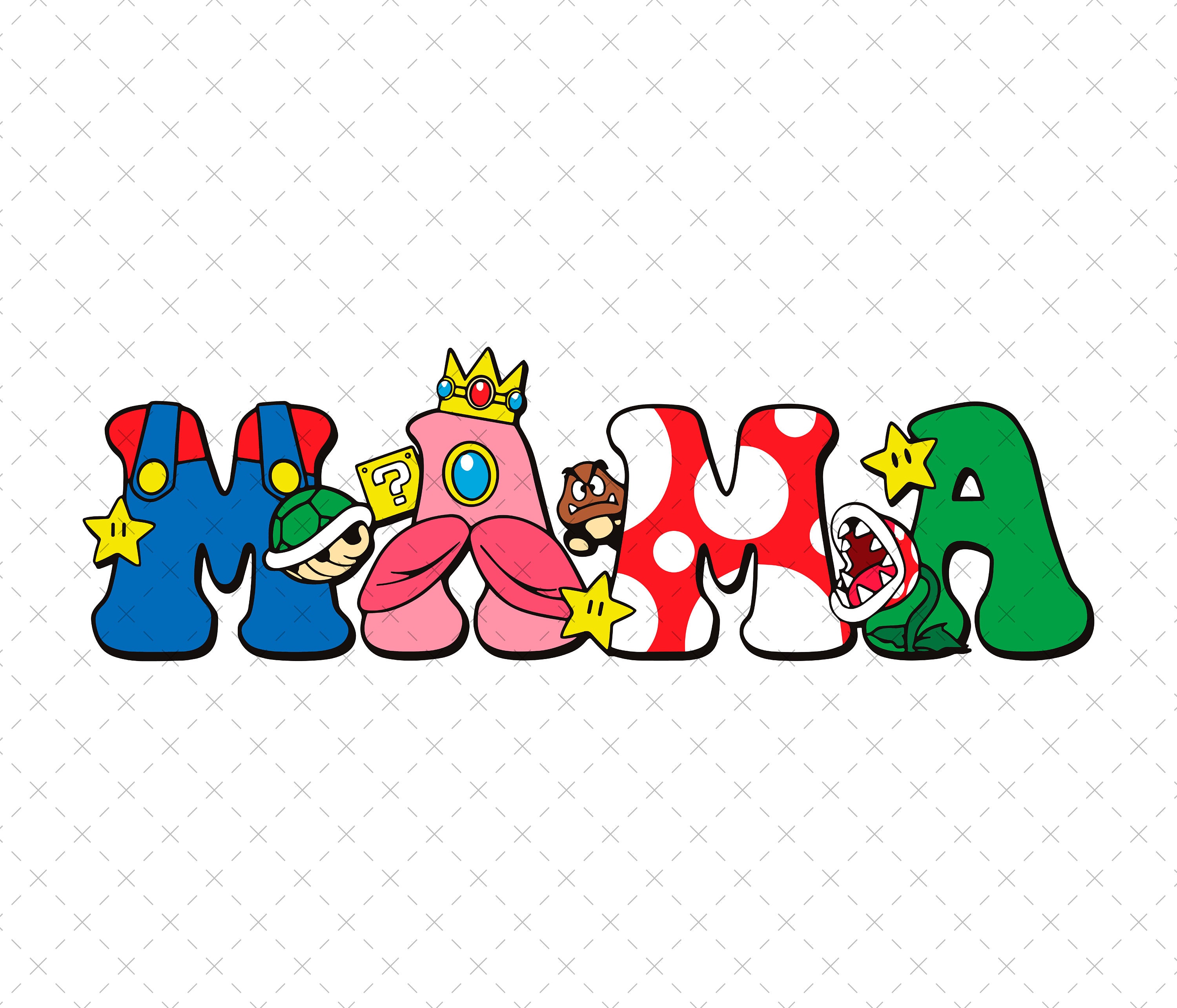 Super Mario Mama Png, Mario Mom Png, Family Vacation Png, Super Mario ...