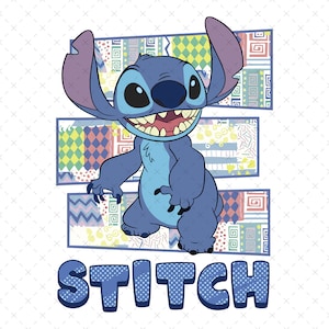 Lilo and Stitch Png Svg, Stitch Svg, Stitch Png, Retro Stitch Png ...