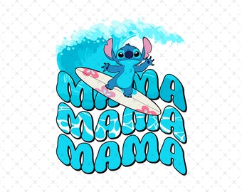 Stitch Mamá Png, Stitch Mama Png, Stitch Png, Mamá Png, Día de la Madre ...