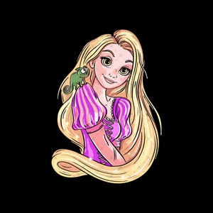 Retro Princess Png, Princess Png, Princess Clipart, Rapunzel Png ...