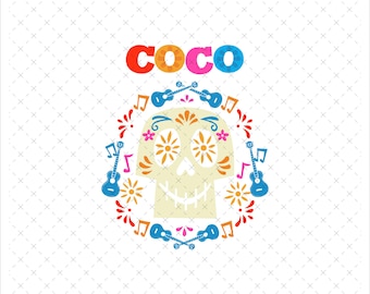 Un Poco Loco, Coco Svg, Svg Files for Cricut Sublimation, Coco Png, Un ...