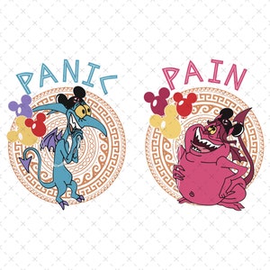 Panic and Pain Png, Hercules Png, Svg File for Cricut, Hercules Svg ...
