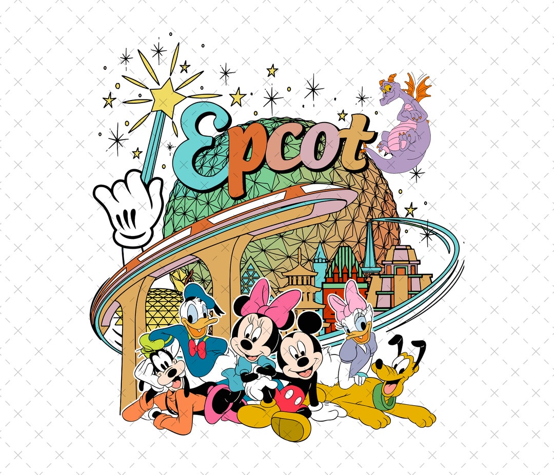 Epcot Png, Mouse and Friends Epcot Png, Family Vacation Png, Magic ...